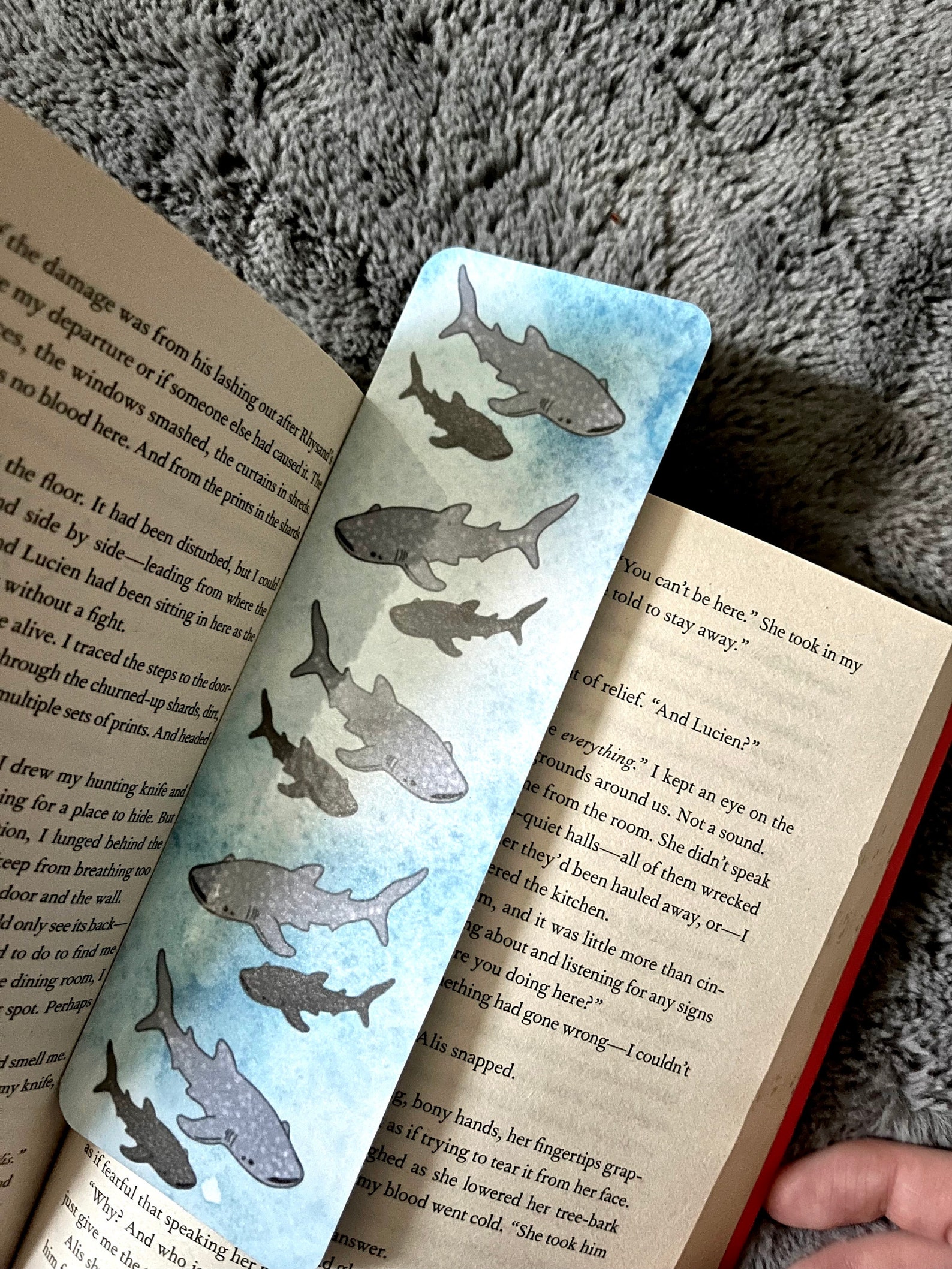 Whale Shark, Bookmark, Whale Shark Gift, Bookmark Sea Creature, Book ...
