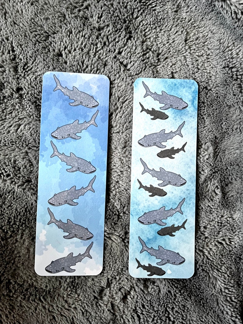 Whale Shark, Bookmark, Whale Shark Gift, Bookmark Sea Creature, Book ...