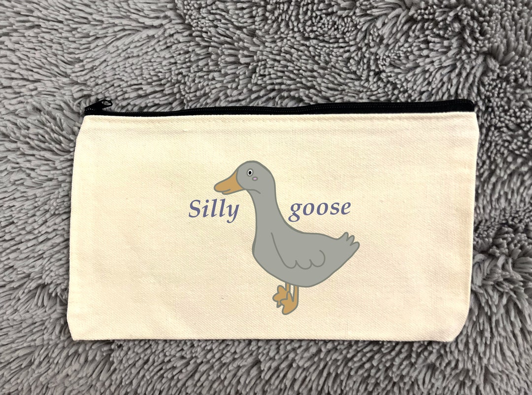 Silly Goose Pencil Case, Goose Design Pouch for School and Office ...