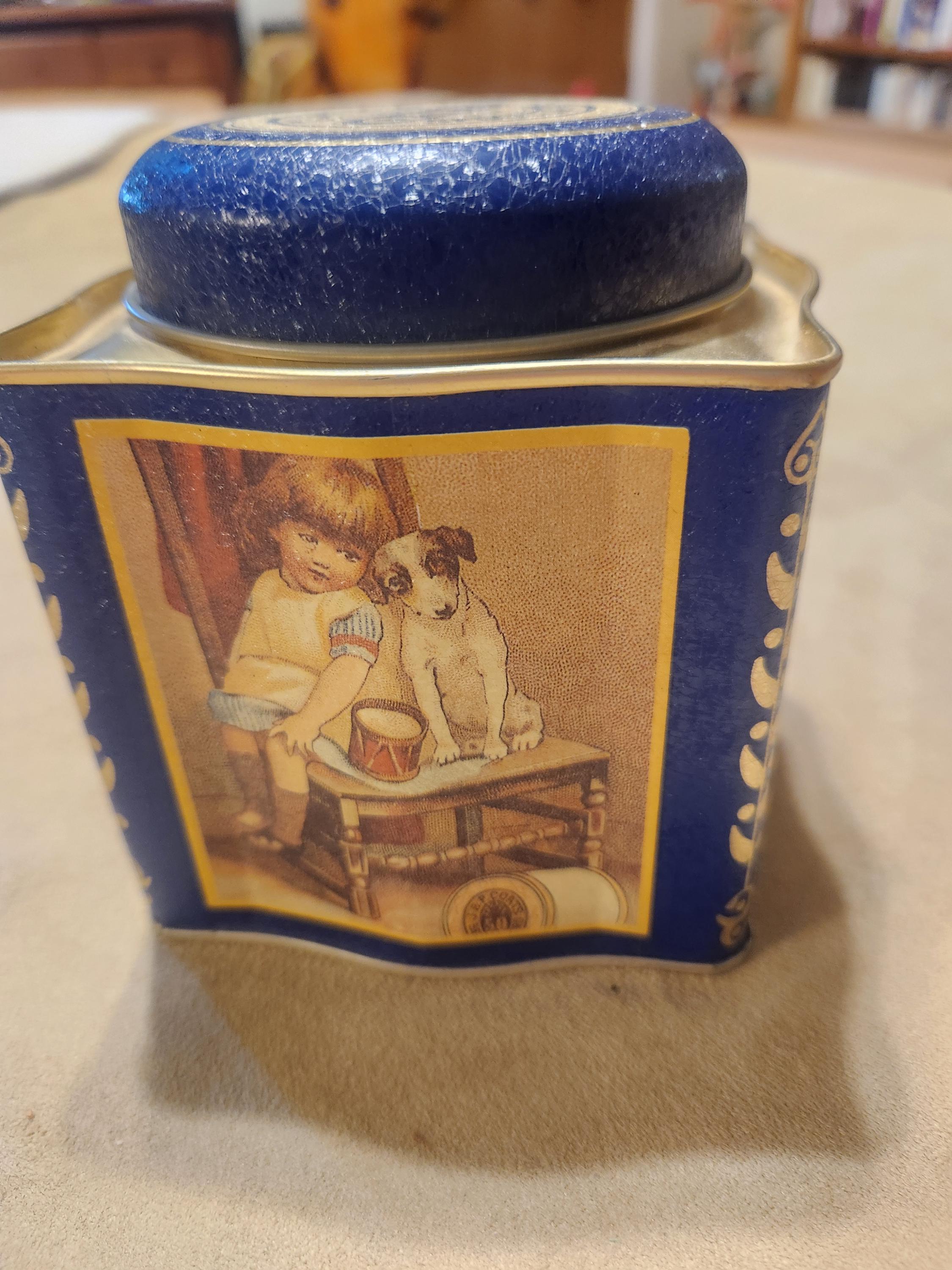 1995 Bristolware Coats and Clark Spool Cotton Thread, Metal Storage Tin ...