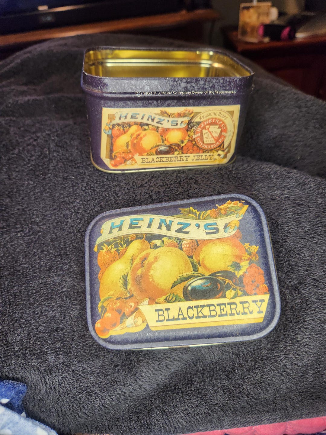 1980s Heinz's Blackberry Jelly Bristolware Collectible Tin - Etsy