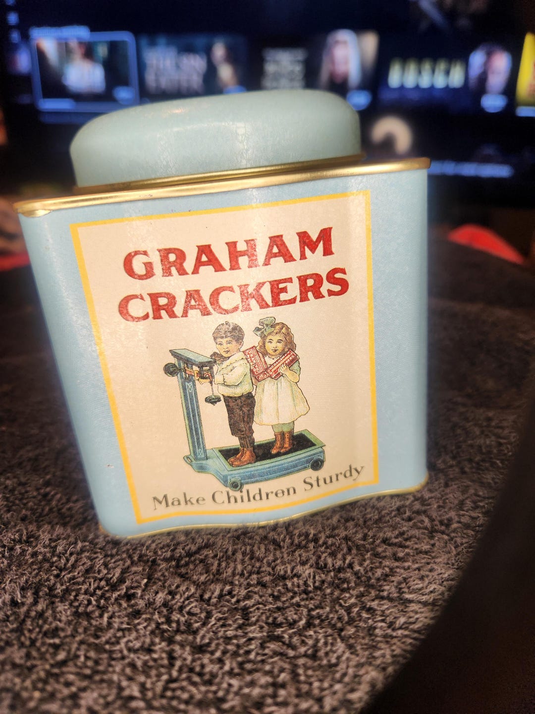 1980s National Biscuit Co Graham Cracker Bristolware Collectible Tin - Etsy