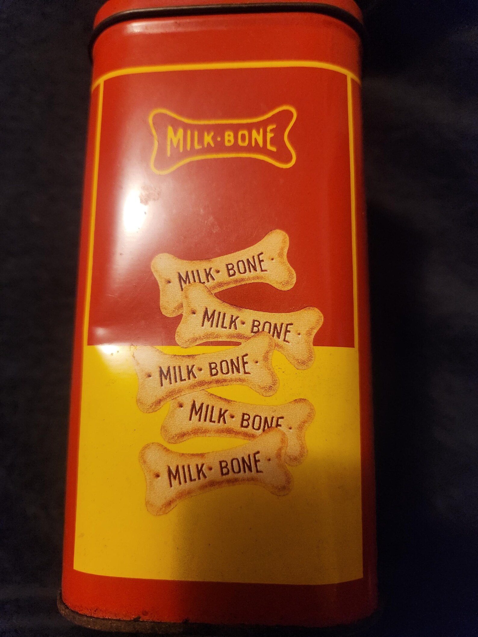 Vintage Milk Bone Dog Treat Tin 1990s - Etsy