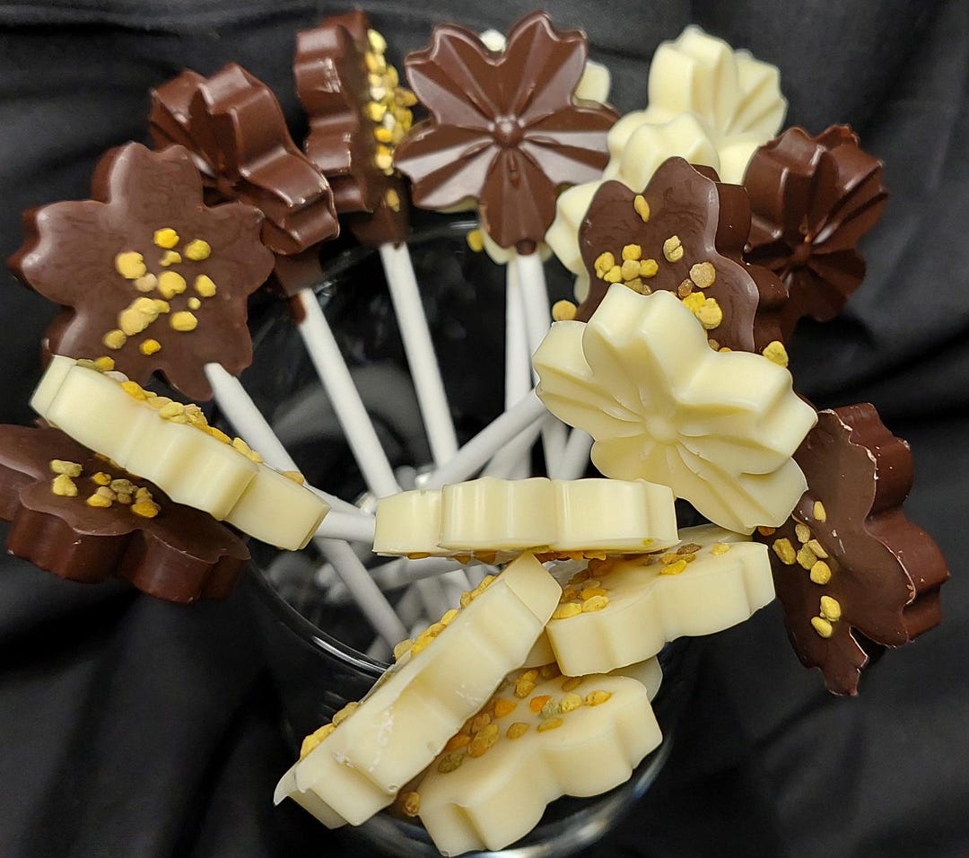 Exquisite Belgian Chocolate Blossoms With Pollen Additive: a Nourishing ...