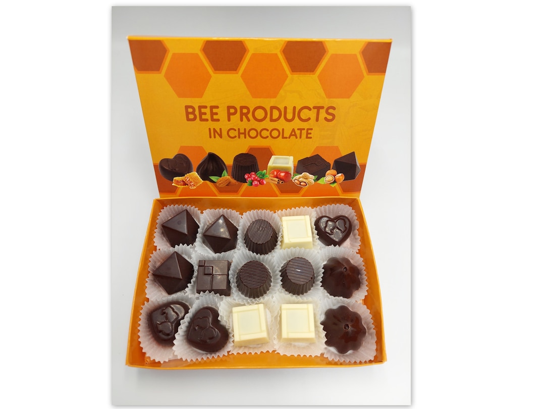 Luxury Handmade Belgium Chocolates Assorted Bee Products in Chocolate ...
