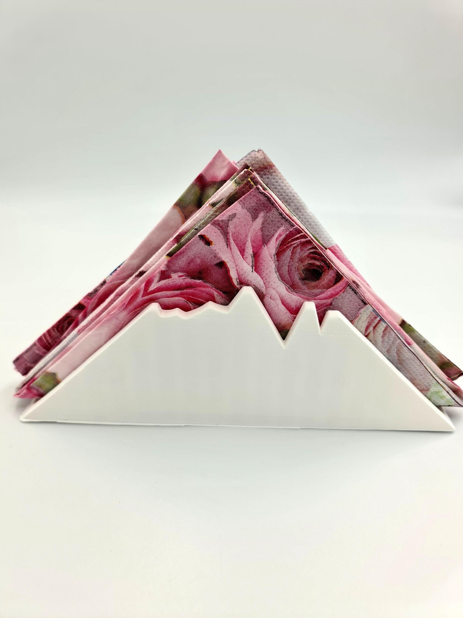 3D Printed Mountain Napkin Holder – Minimalist Table Napkin Stand ...