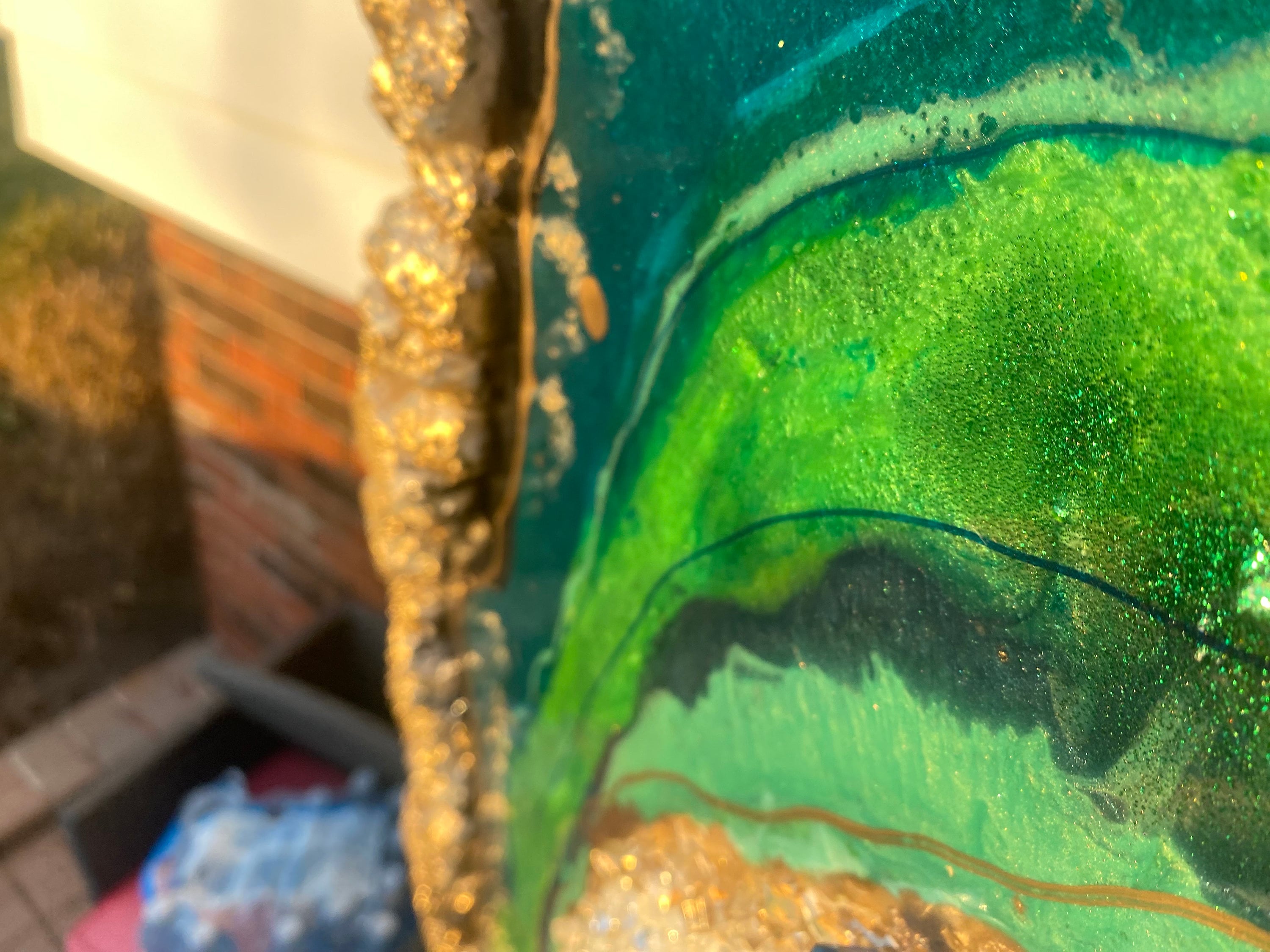 Geode Epoxy Art Wall Pannels/ Irregular Shape Modern Statement Piece ...