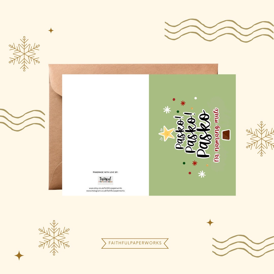 Filipino Christmas Greeting Cards | Philippines Holiday Greeting Card ...