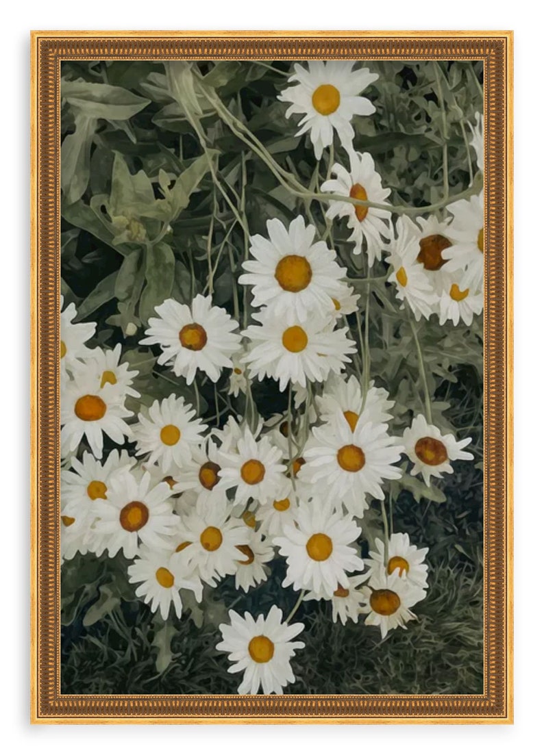 Vintage Collection- Daisy III, Vintage Nature Photography Digital ...