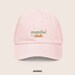 Pastel Baseball Cap With Embroidery "matcha Club" - Etsy
