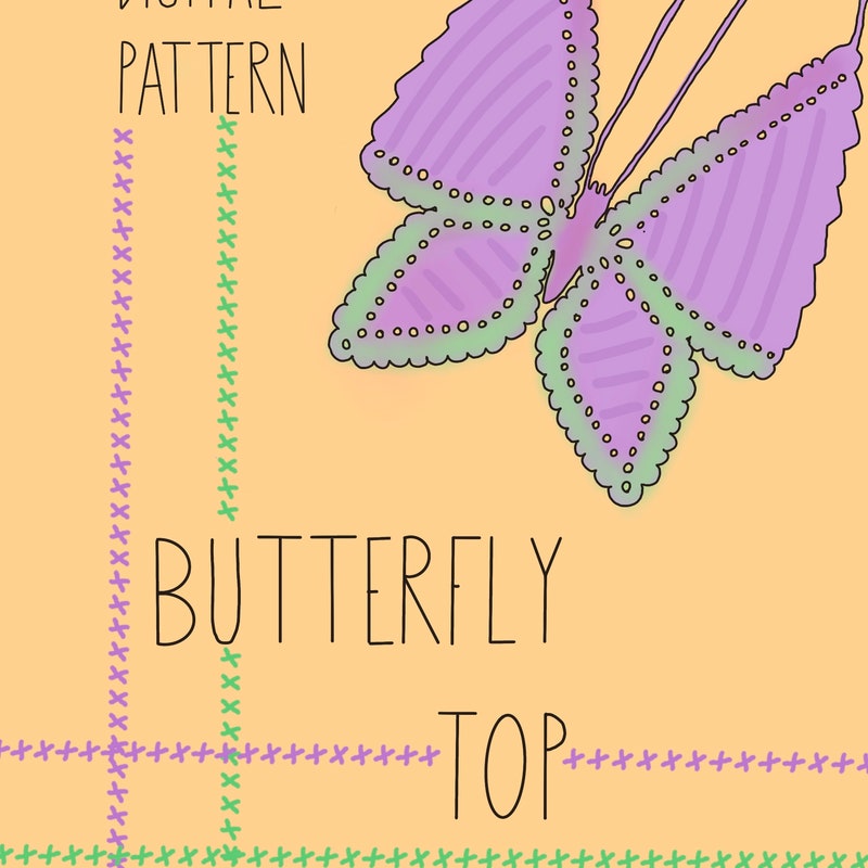 Butterfly Top - Etsy