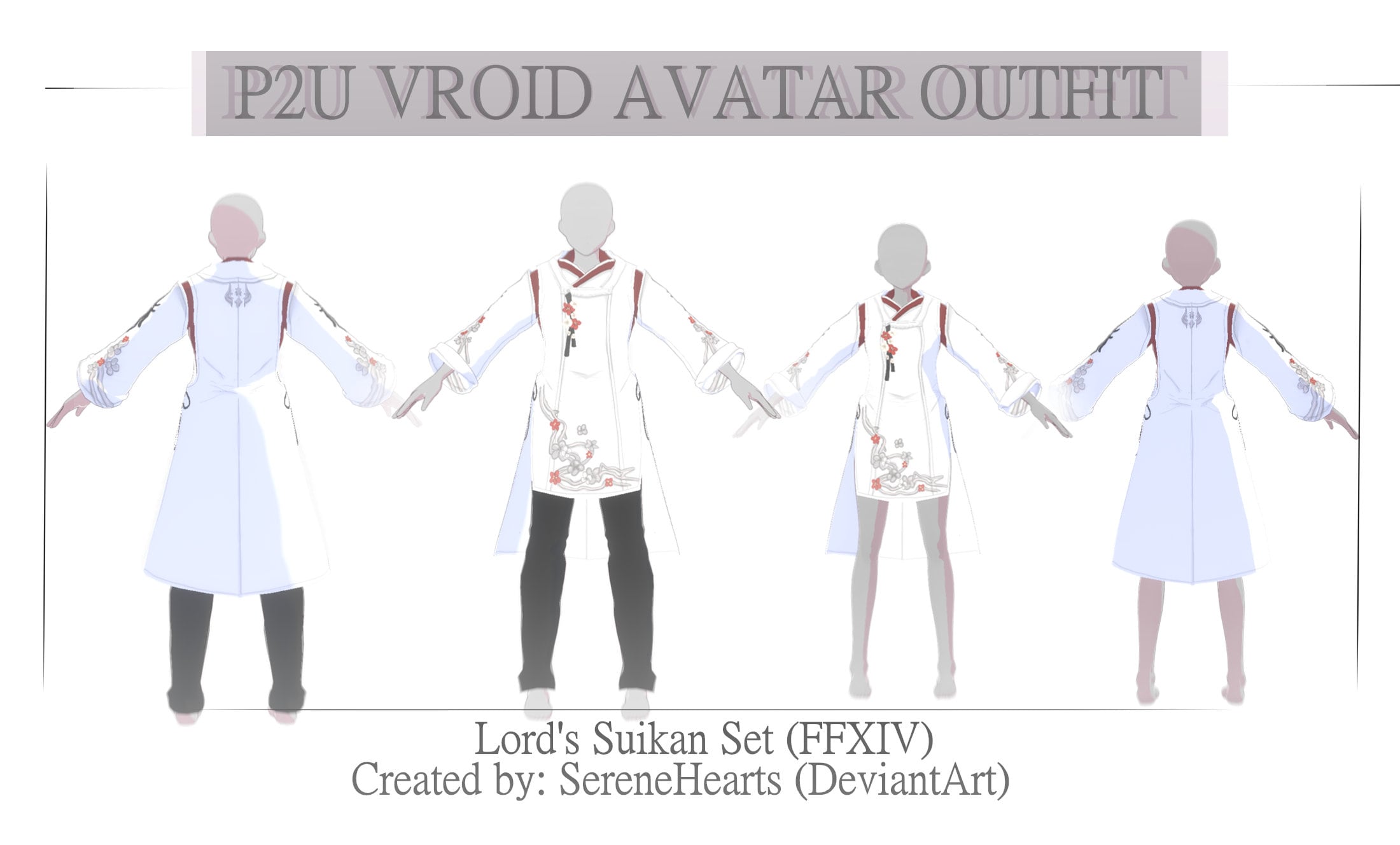 FFXIV Lord's Suikan P2U Vroid Avatar Outfit - Etsy