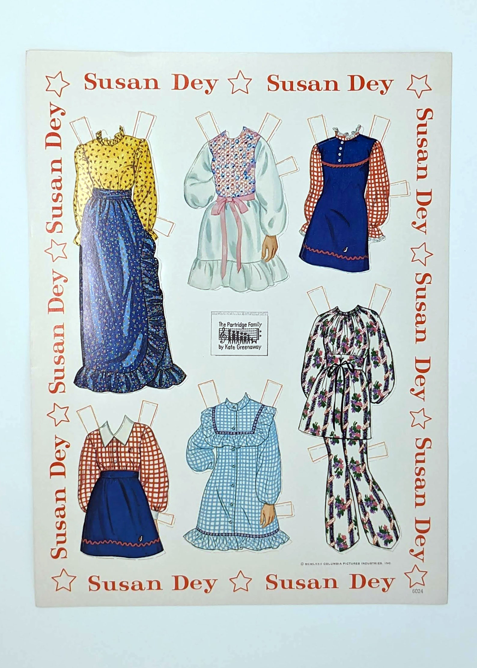 1972 Susan Dey as Laurie the Partridge Family Paper Dolls UNCUT in ...