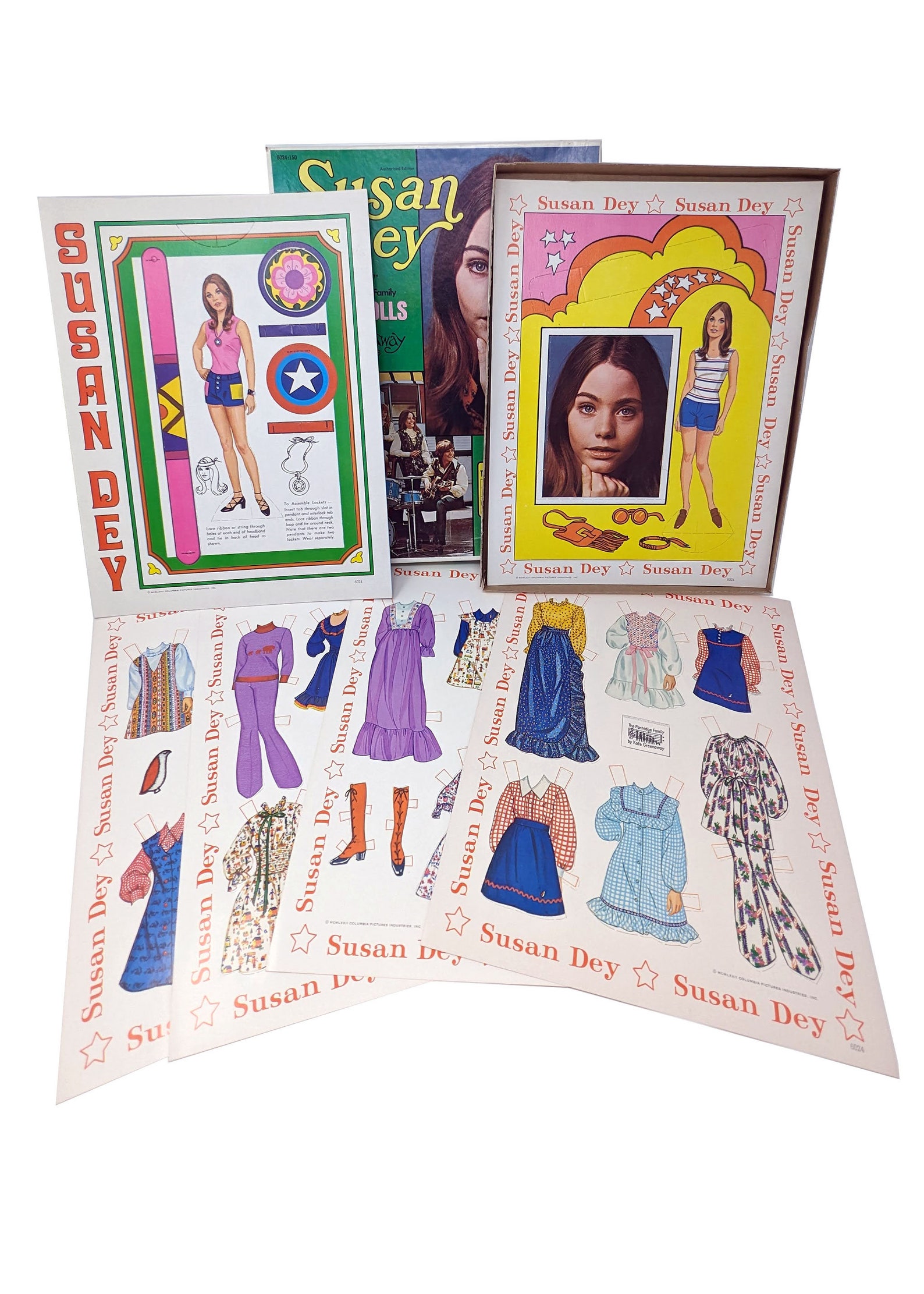 1972 Susan Dey as Laurie the Partridge Family Paper Dolls UNCUT in ...