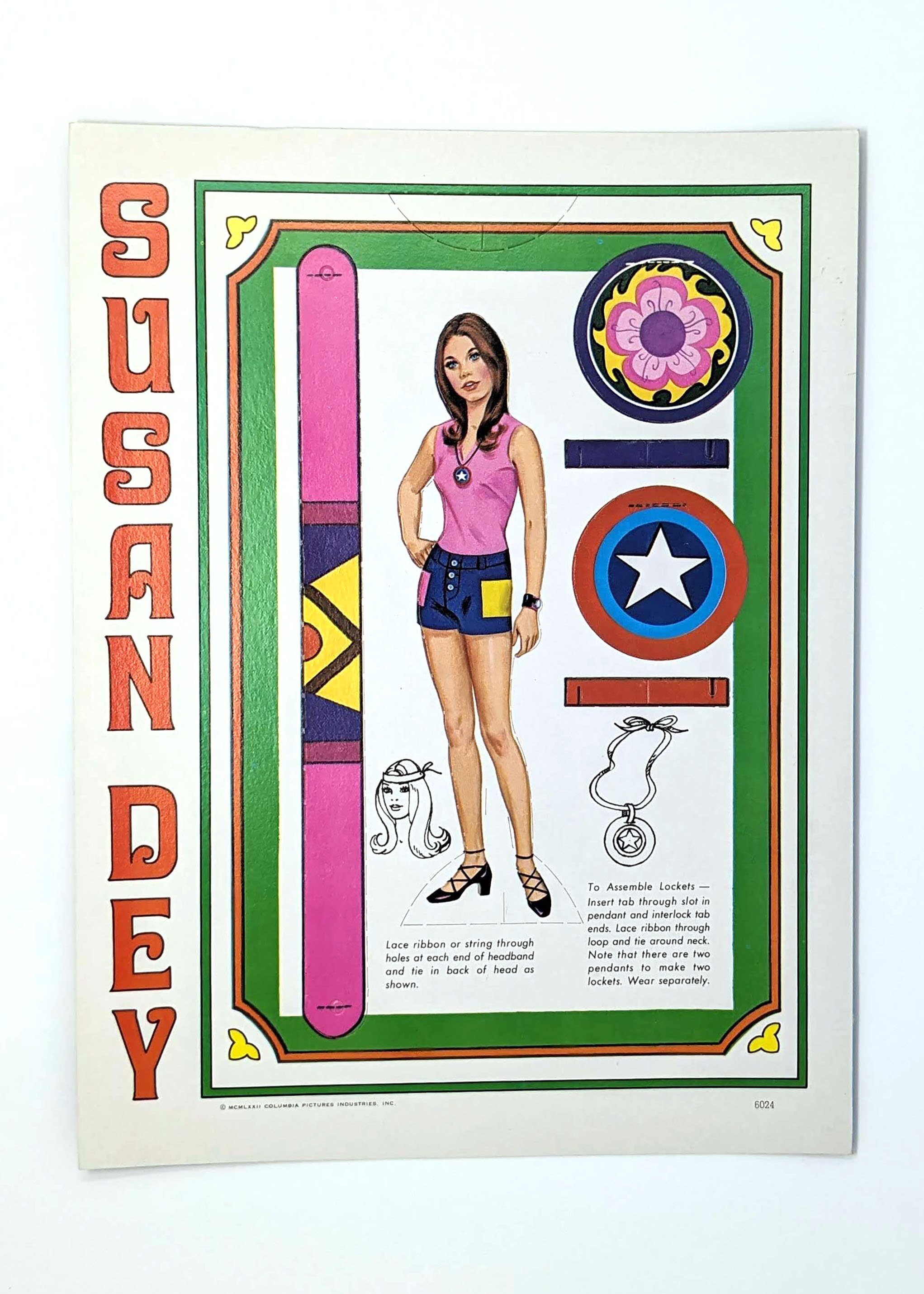 1972 Susan Dey as Laurie the Partridge Family Paper Dolls UNCUT in ...