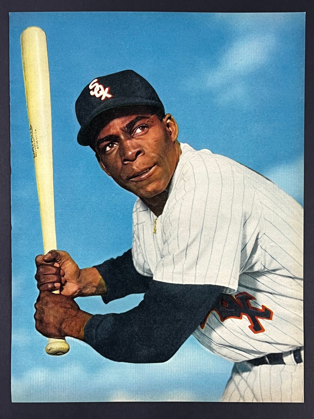 Set of 6 Vintage Baseball Player Art Wall Decor Retro Ad Vintage 1960's ...