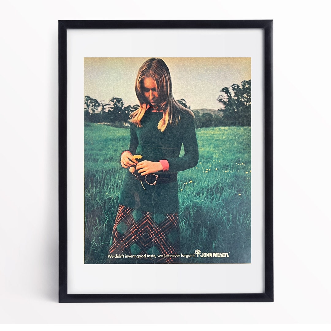 Vintage Fashion Advertisement Print Art Wall Decor Retro Print Ad ...