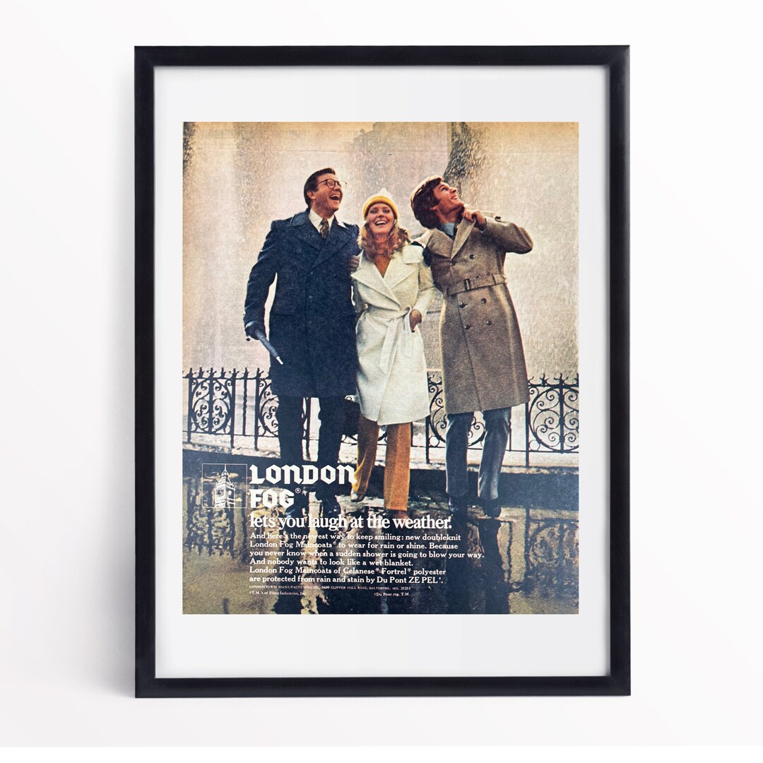 Vintage Fashion Advertisement Print Art Wall Decor Retro Print Ad ...