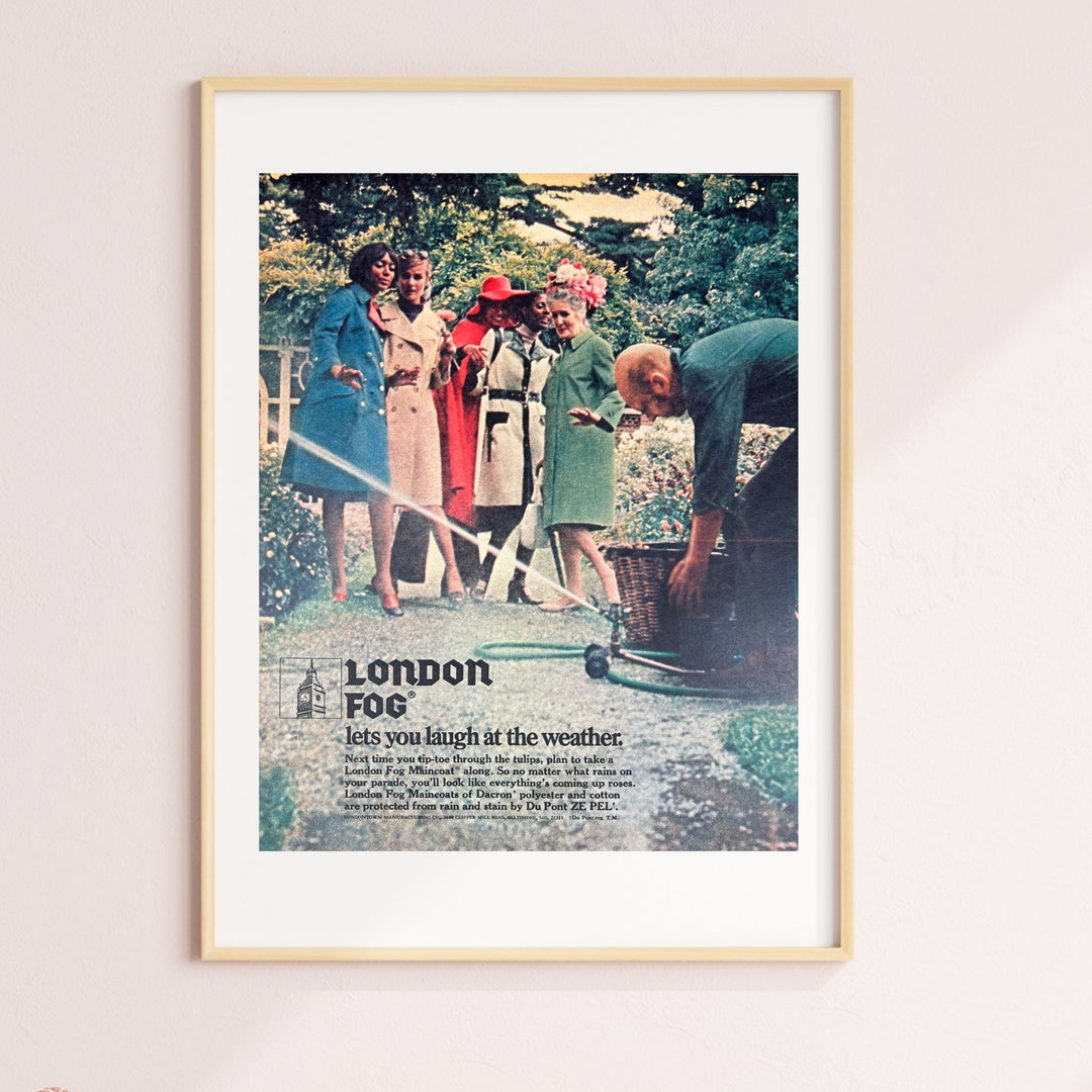 Vintage Fashion Advertisement Print Art Wall Decor Retro Print Ad ...