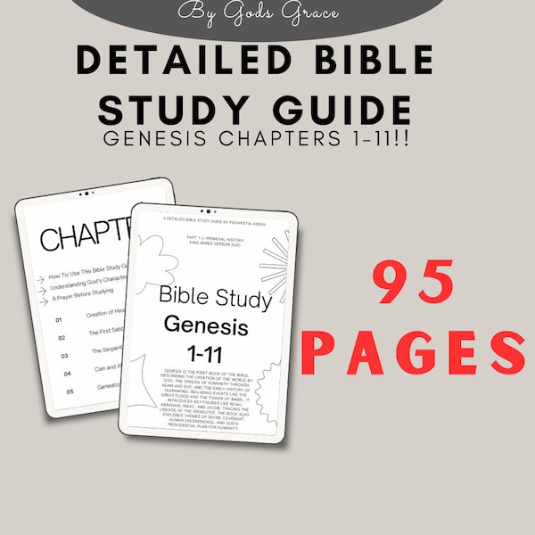 Bible Study Guide - Etsy