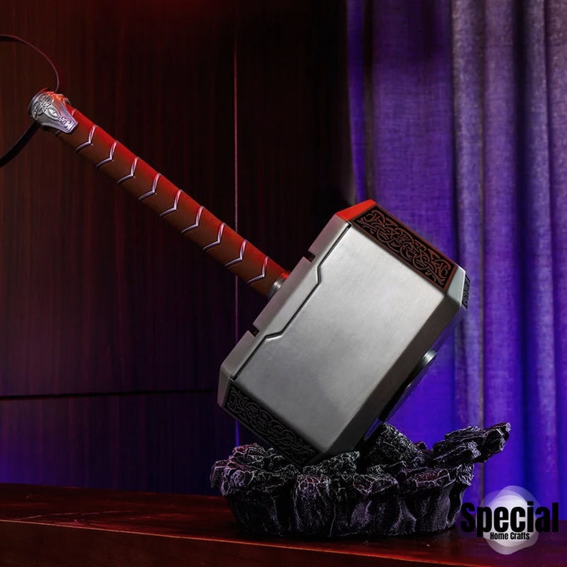 Thor Hammer Prop Replica Hammer Thor Movie 1:1 Scale Mjolnir Weapon ...