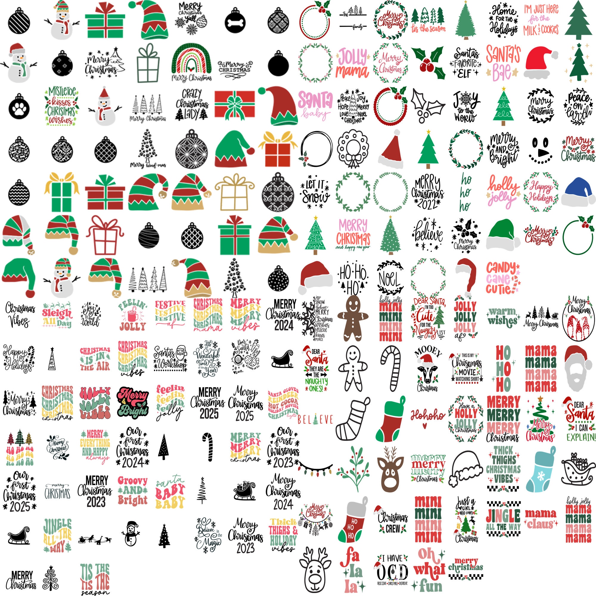 Christmas Mega Bundle | Christmas SVG |christmas Mega | Christmas ...