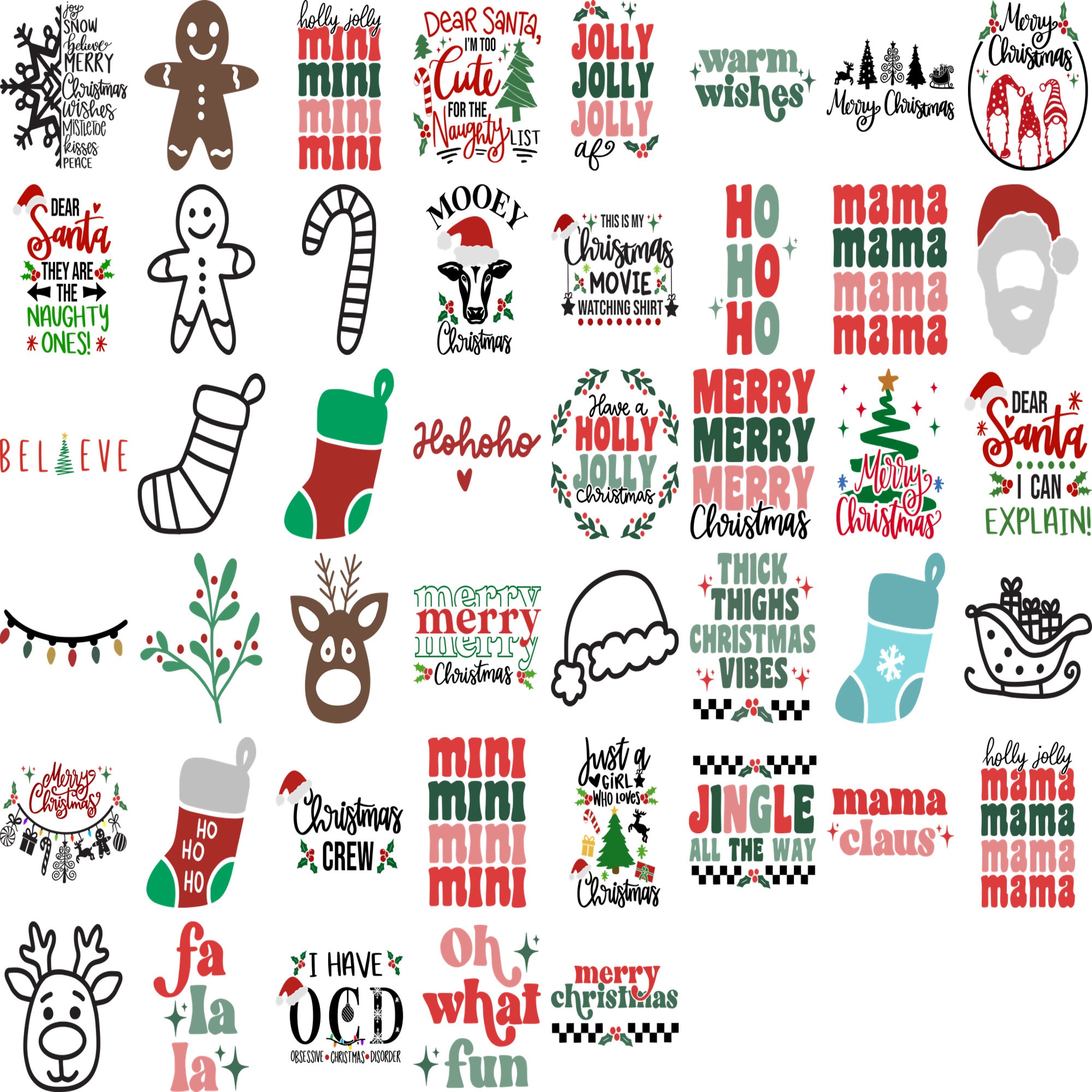 Christmas Mega Bundle | Christmas SVG |christmas Mega | Christmas ...