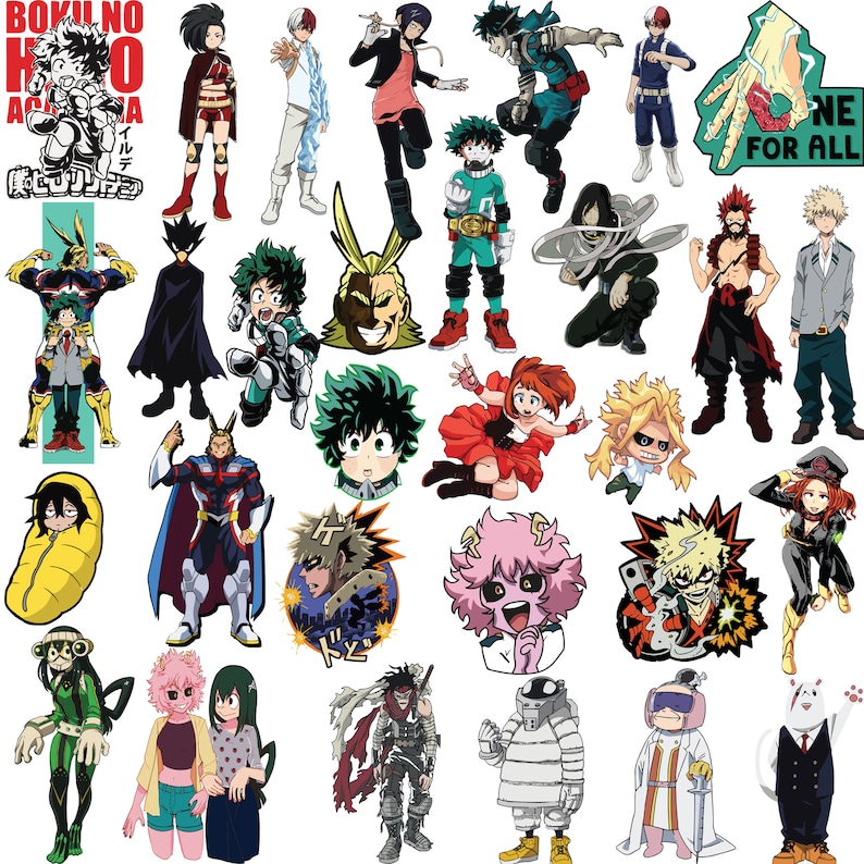 Anime Bundle | Anime SVG| Japanese SVG | Anime Character | Anime Vector ...