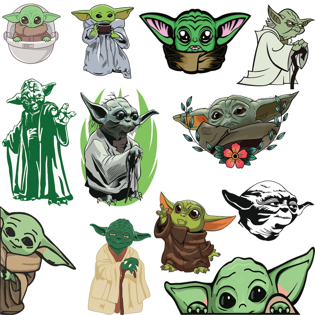 Yoda Bundle | Baby Yoda SVG| Yoda SVG | Baby Yodavector Files ...