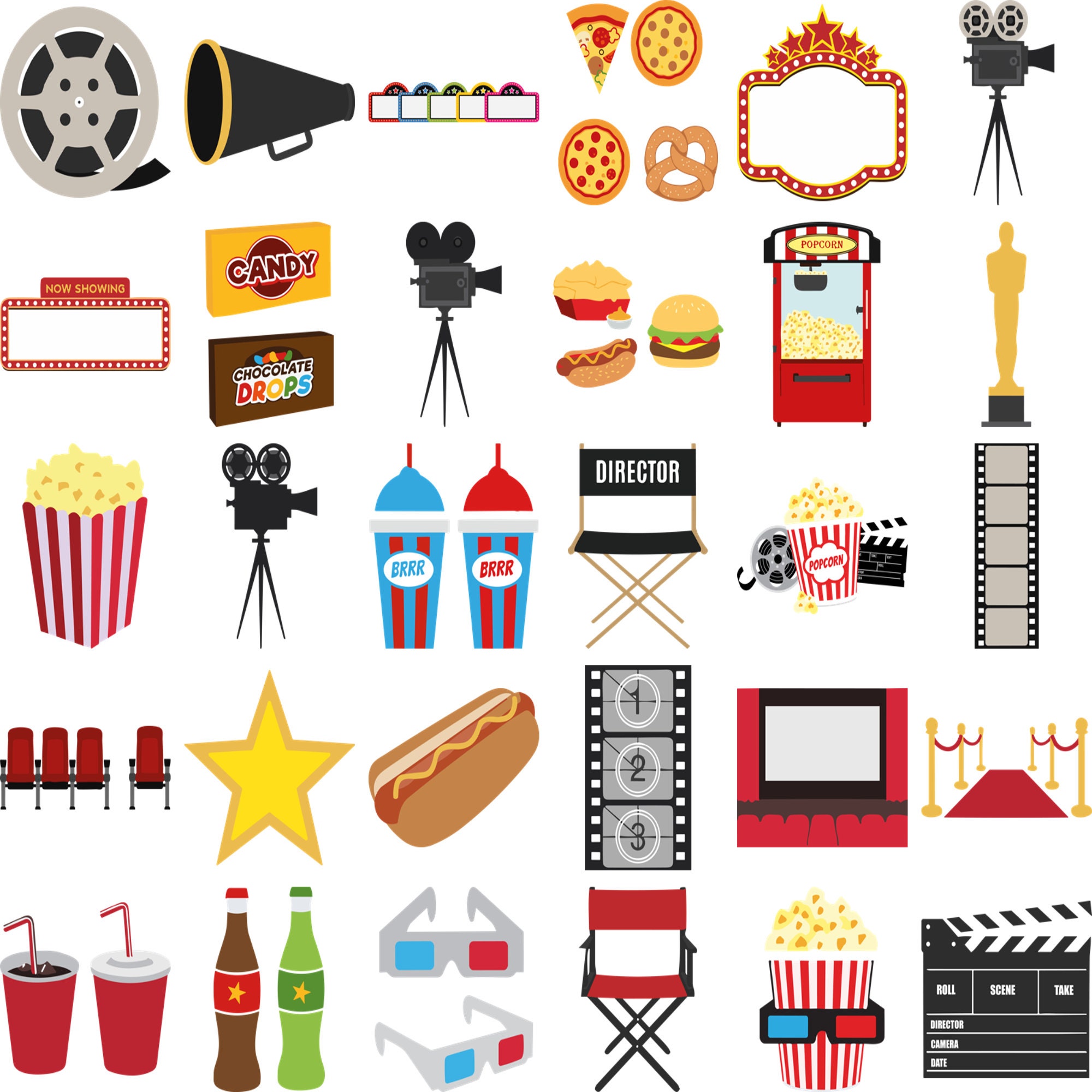 Movie Bundle | Movie SVG| Film - Cinemasvg | Movie Animal | Movie ...