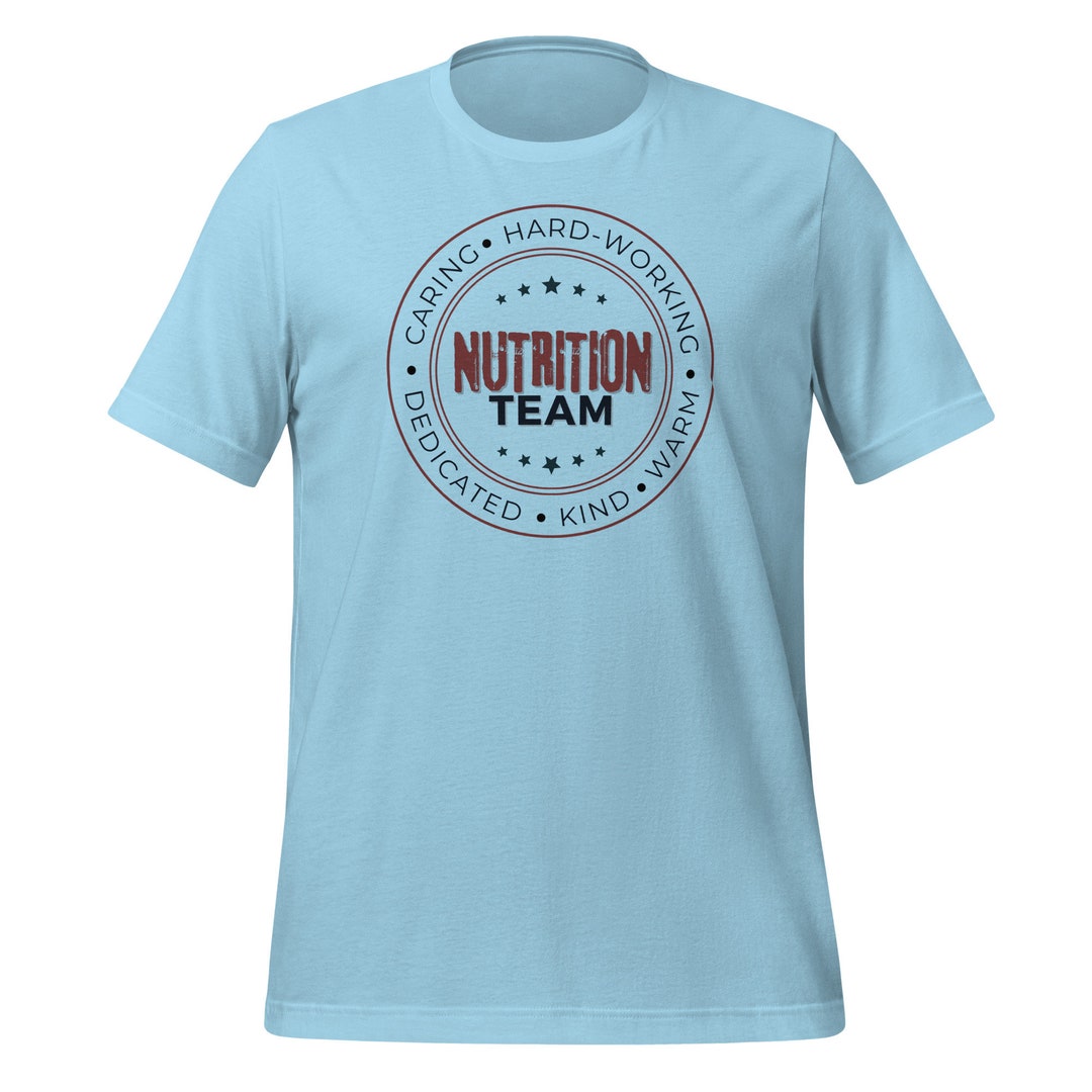 Nutrition Team Unisex Tshirt | Dietitian Tshirt | Registered Dietitian ...