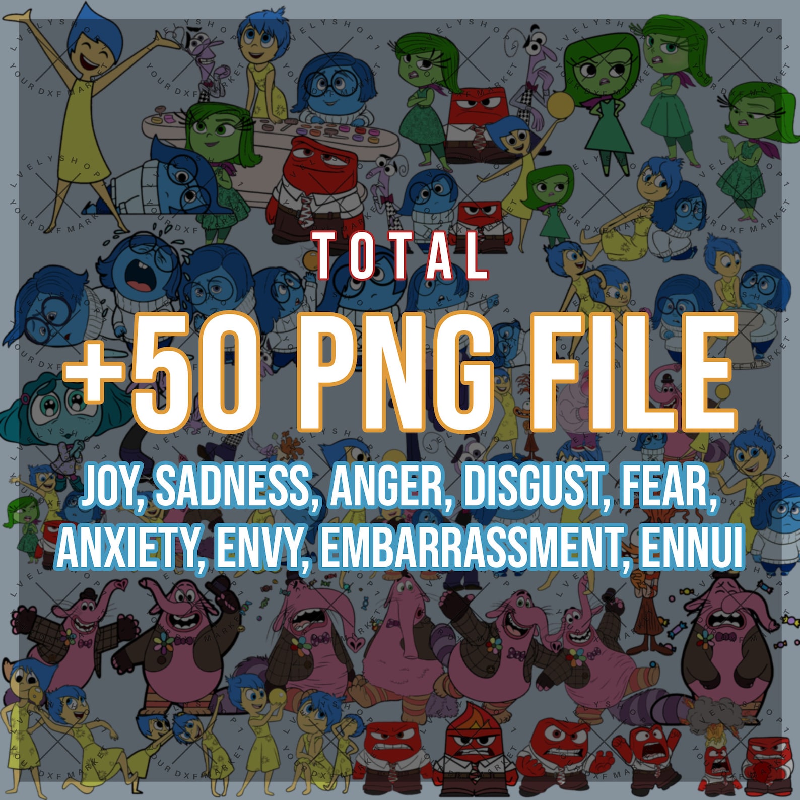 İnside Out 2 Characters PNG Files, Transparent Inside Out 2 Svg Png for ...