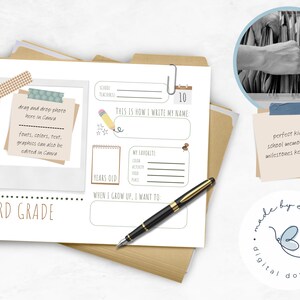 School Memories / Milestone Sheets Bundle, Preschool-12th Grade ...