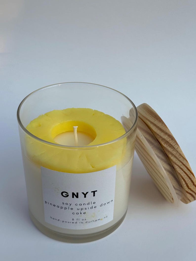 PINEAPPLE CAKE Candle | Hand-poured | Soy | Fun & Unique Gift Idea - Etsy