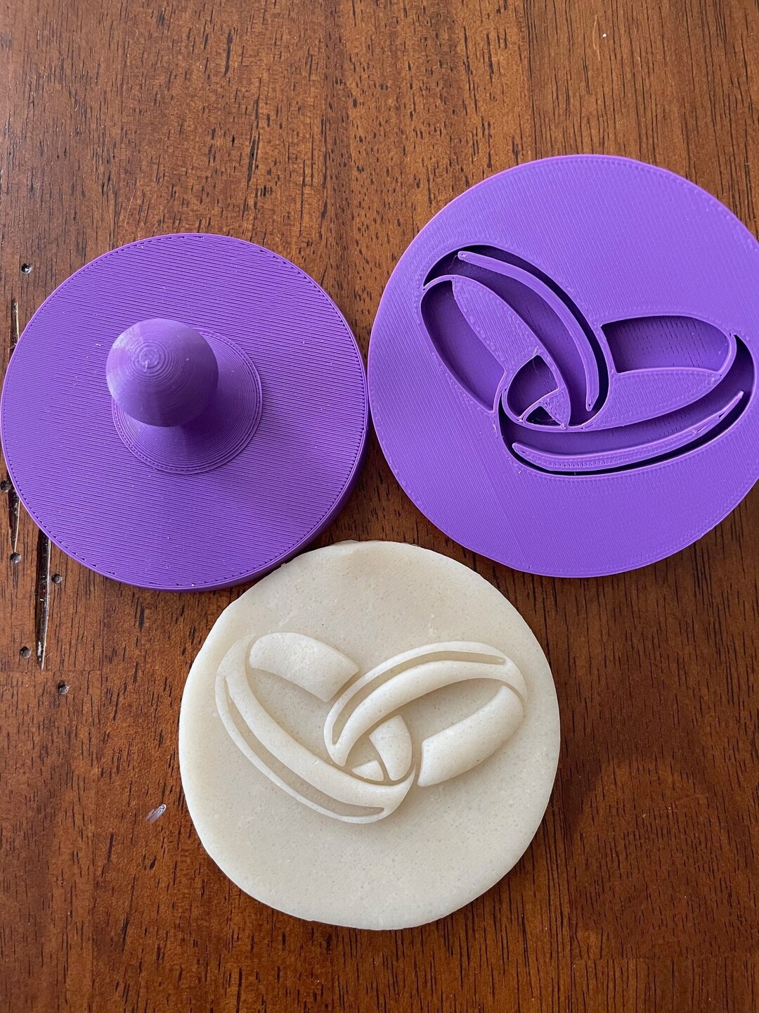 Intertwined Wedding Rings Embossing Stamp ANV1 - Etsy