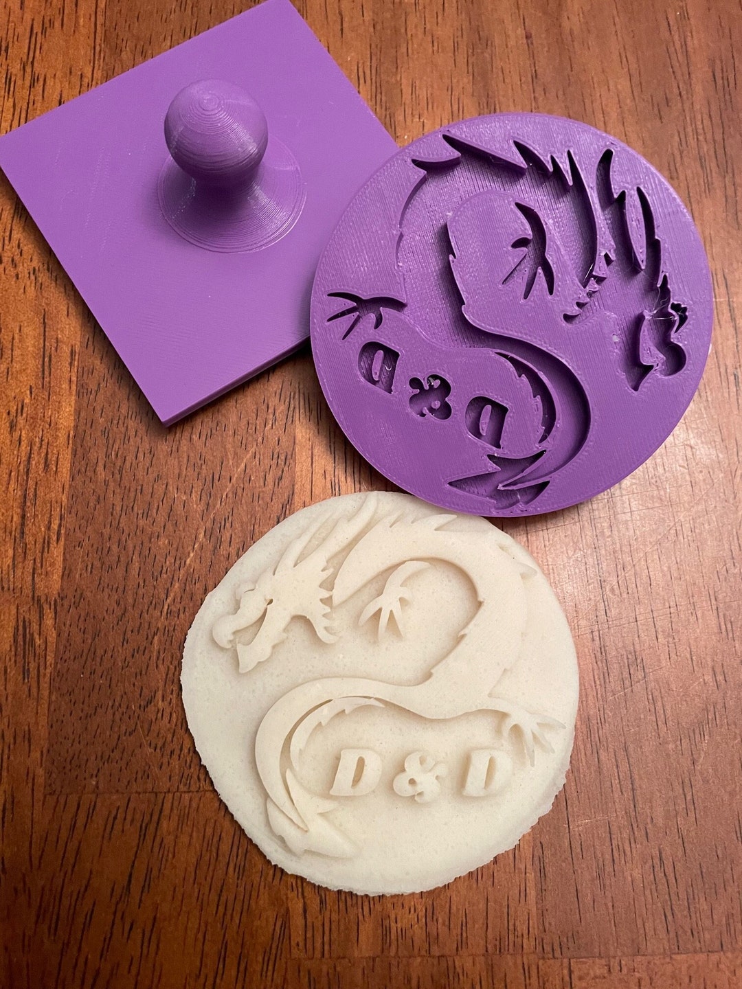 Dungeons and Dragons Dragon Embossing Stamp DND1 - Etsy