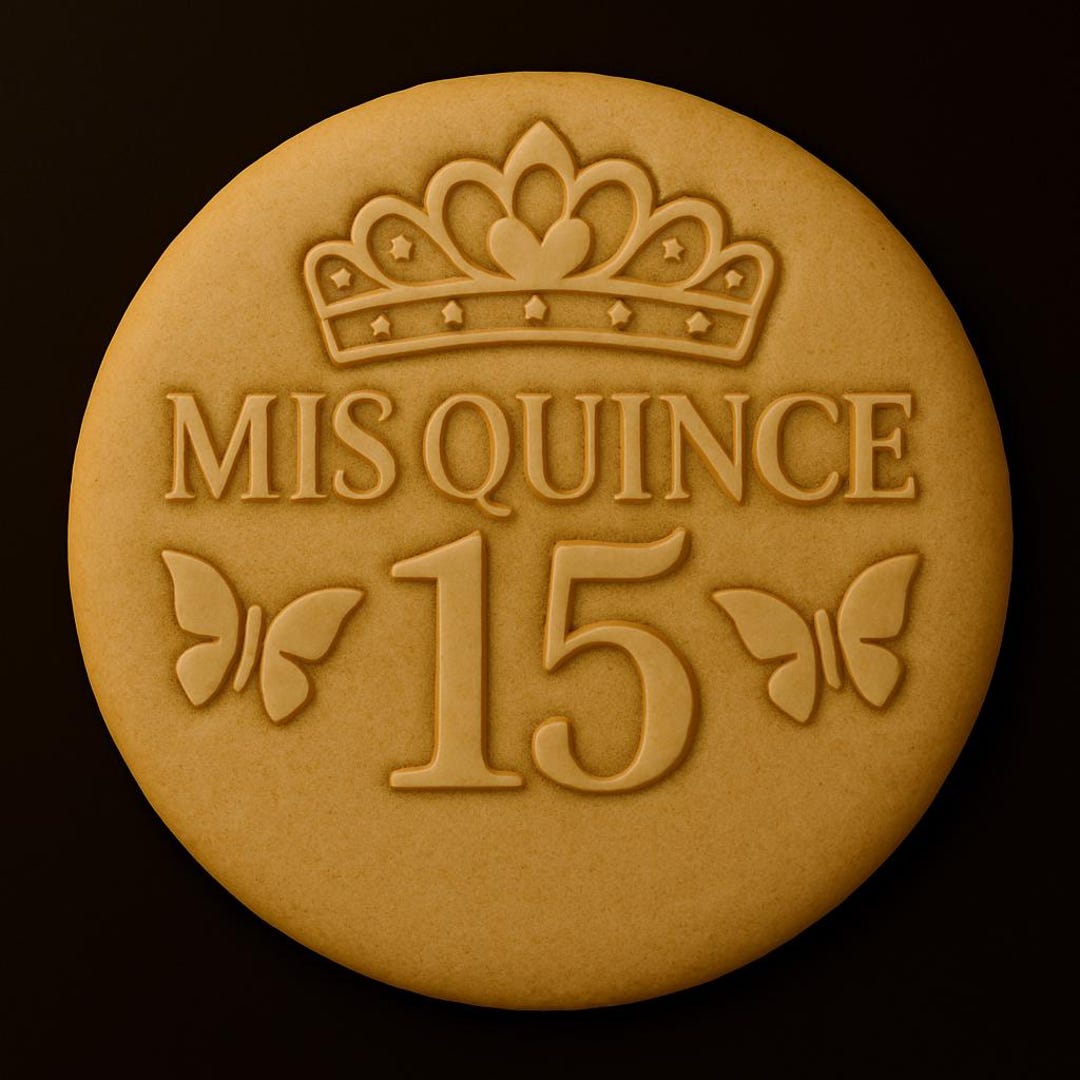 Mis Quince 15 Embossing Stamp & Cutter - Etsy