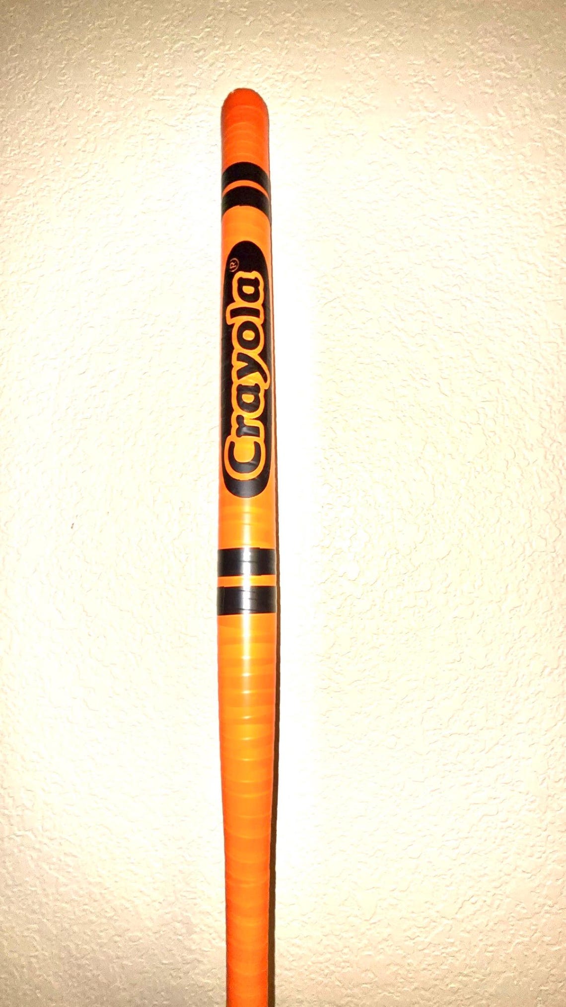 Custom Crayon Plastic Bat Orange - Etsy