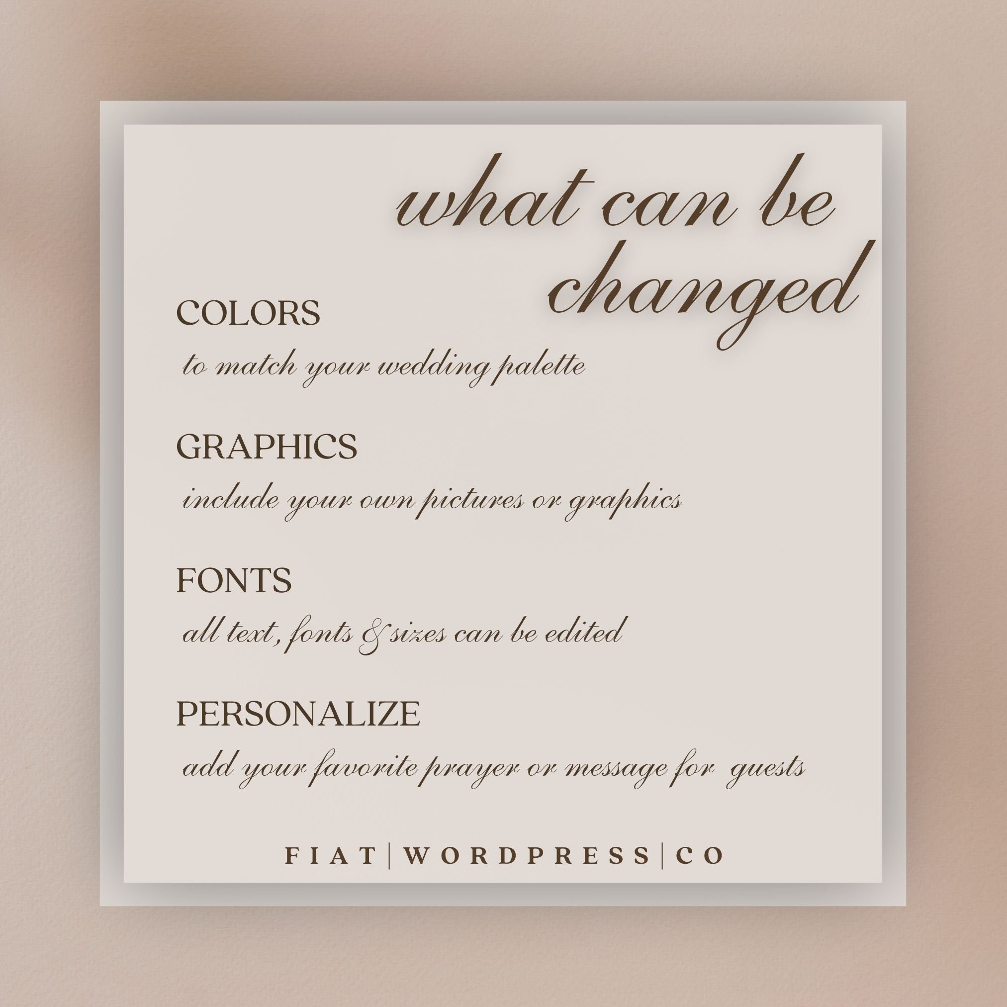 Marian Monogram, Catholic Wedding Mass Program, Instant Download ...