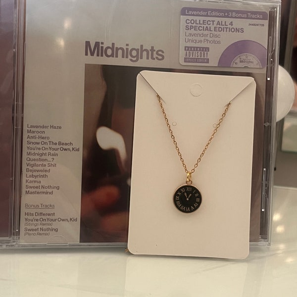 Taylor Midnights Clock - Etsy