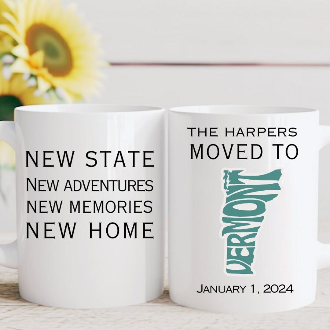 Personalized Moving Away Gift Moving to Vermont Housewarming Gift for ...