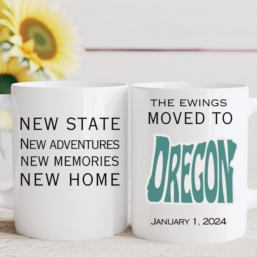 Personalized Moving Away Gift, Moving to Oregon, Housewarming Gift for ...