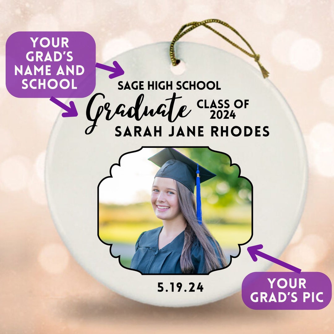 Personalized High School Graduation Gift for Female Class of 2024 ...