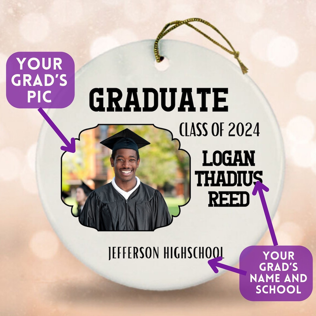 Personalized Male College Graduation Gifts Hs Graduation Gifts for Him ...