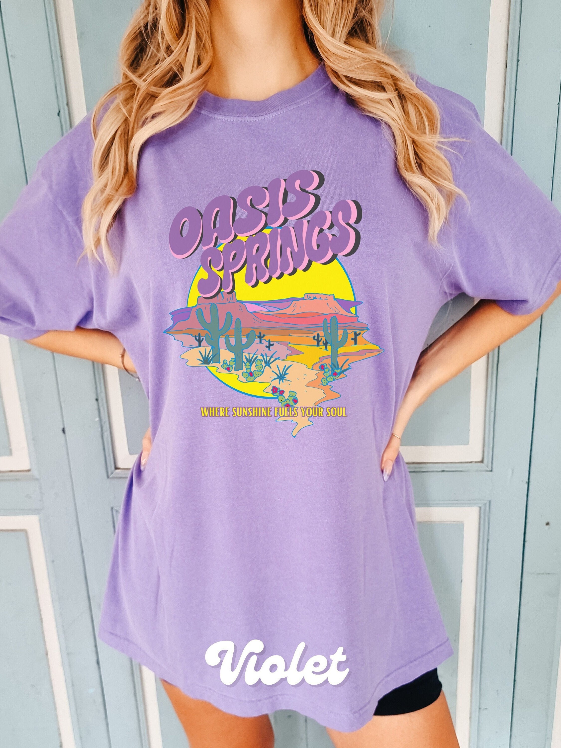 The Sims 4 Oasis Springs Oversized T Shirt, Sims 4 Desert World Shirt ...