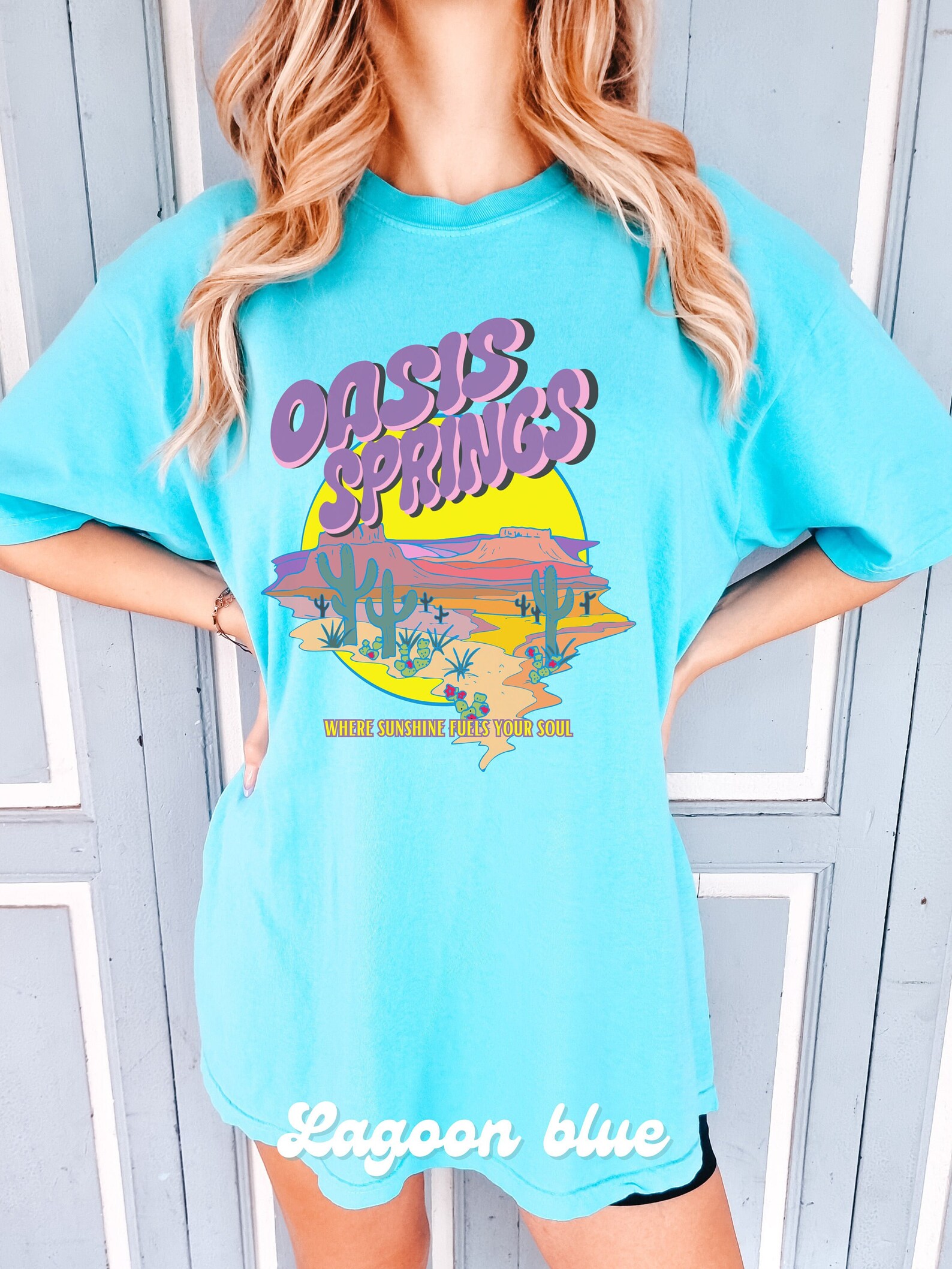 The Sims 4 Oasis Springs Oversized T Shirt, Sims 4 Desert World Shirt ...
