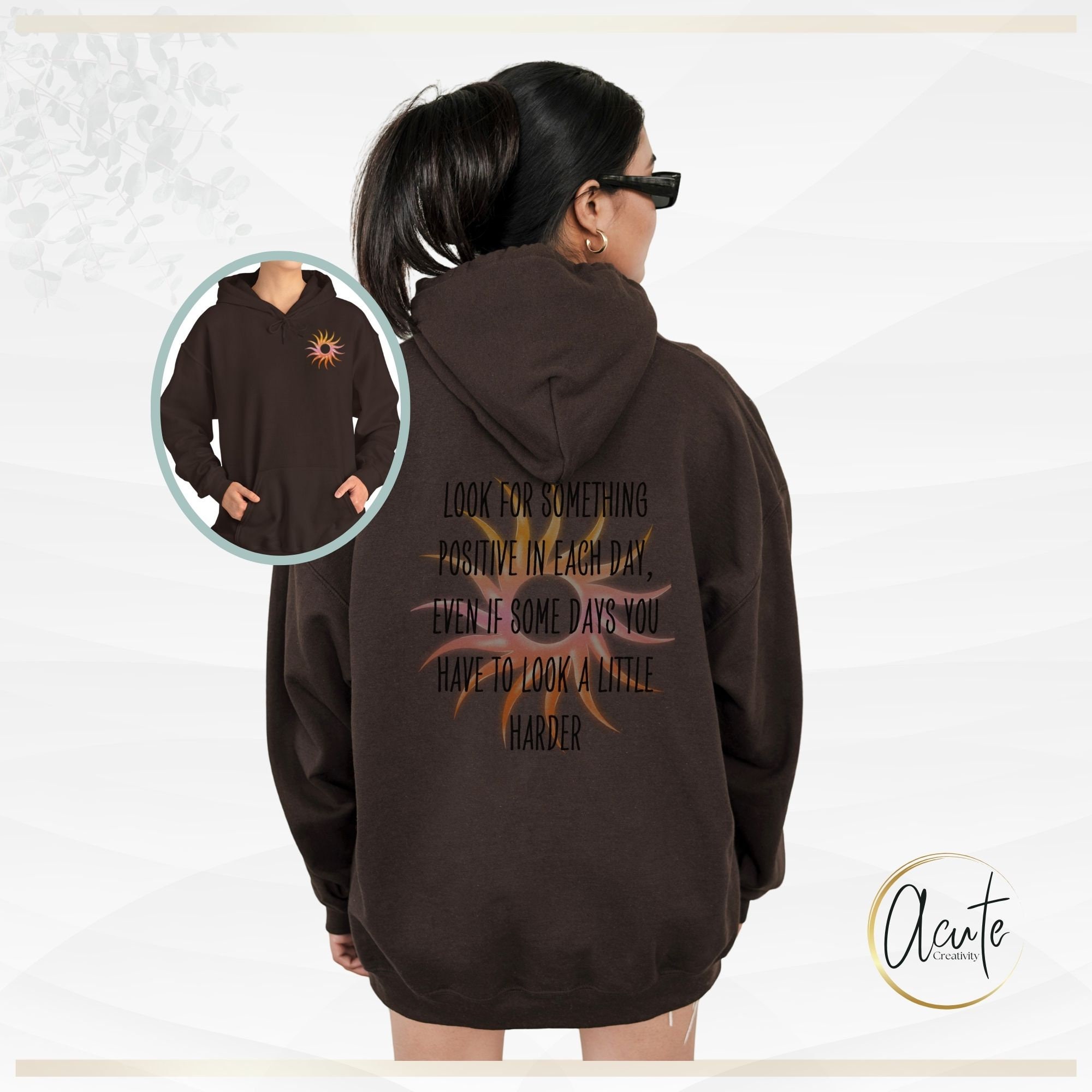 Health and Wellness Mental Health Awareness Trendy Hoodie Positive ...