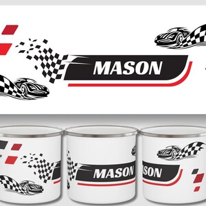Custom Racing Theme Race Car Birthday Party Decor Personalized Children ...