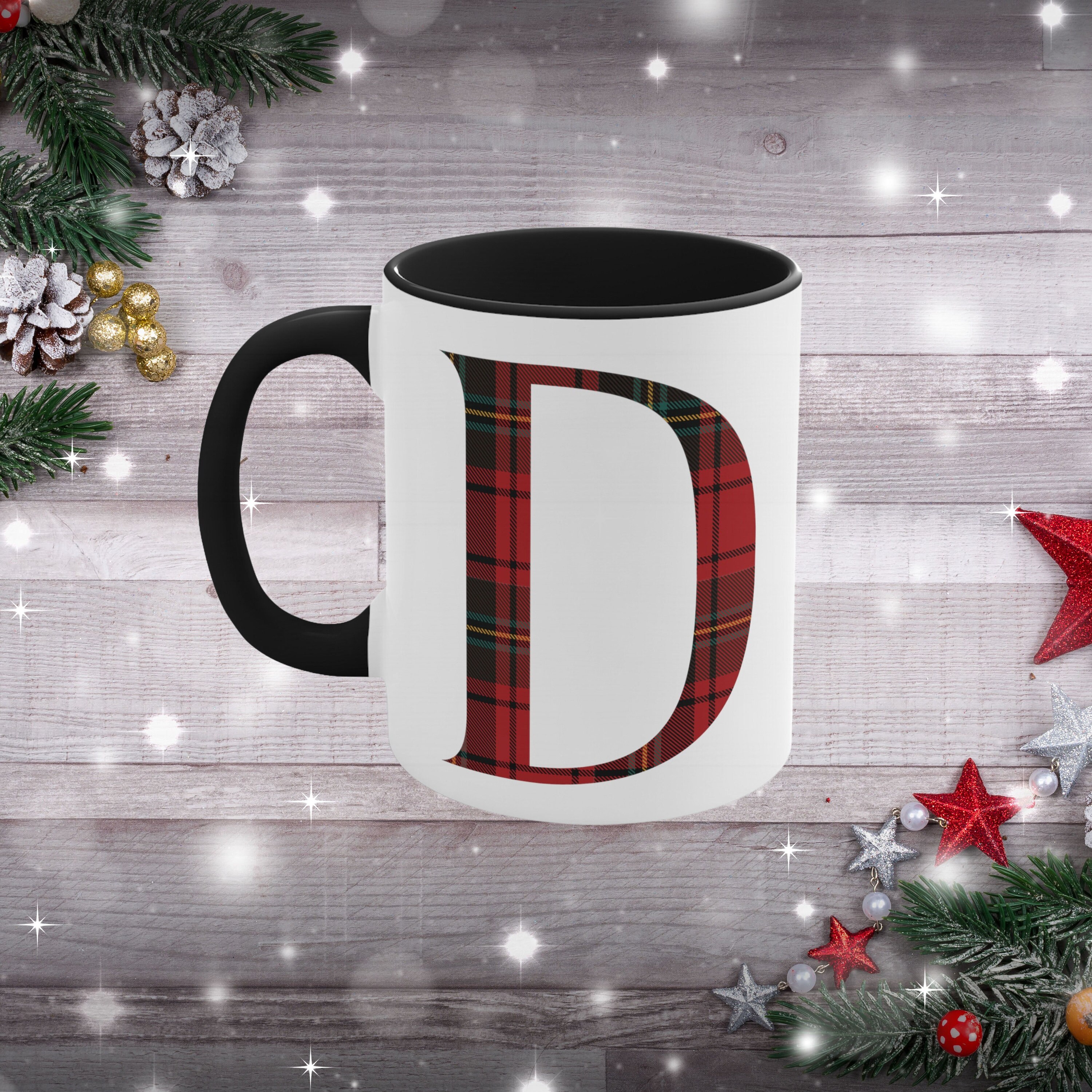 Personalized Initial Mug Custom Ceramic Coffee Cup With Initial ...