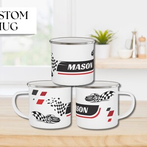 Custom Racing Theme Race Car Birthday Party Decor Personalized Children ...